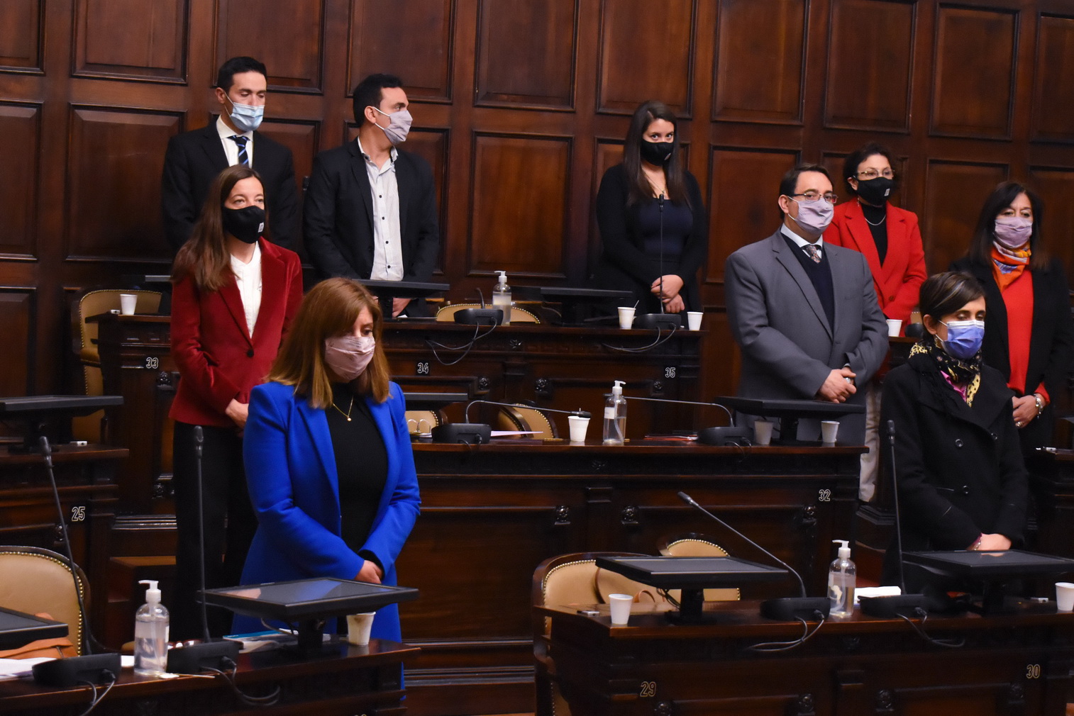 Minuto de Silencio por el fallecimiento de Jorge Sosa